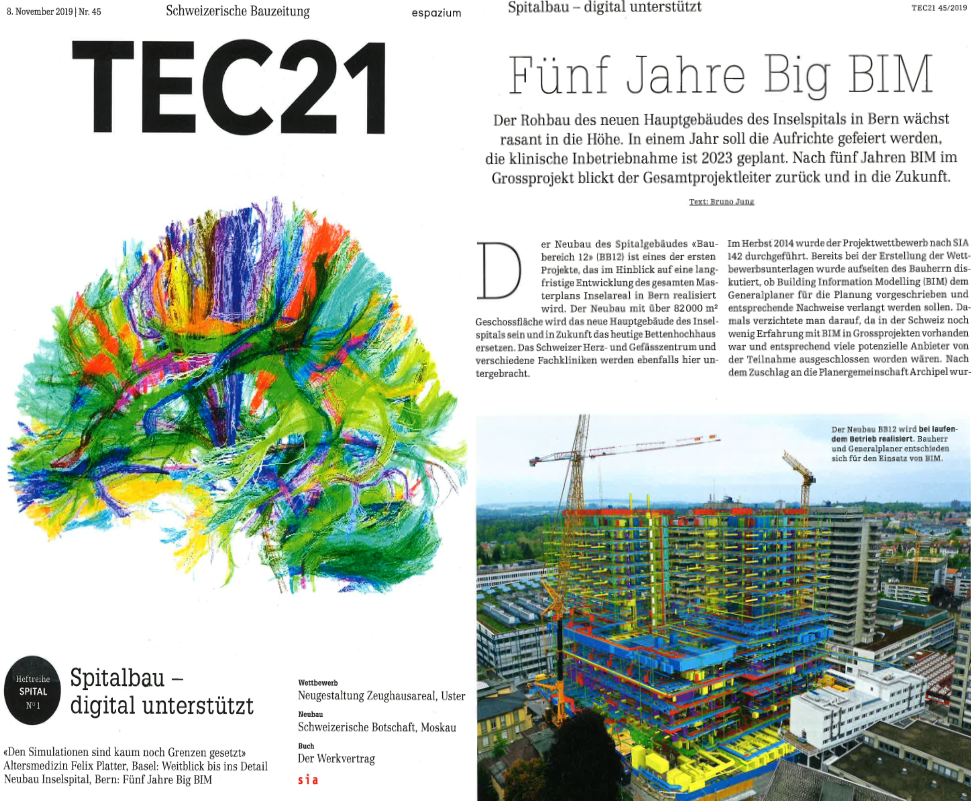 TEC21 - Fünf Jahre Big BIM - Generalplanung Archipel