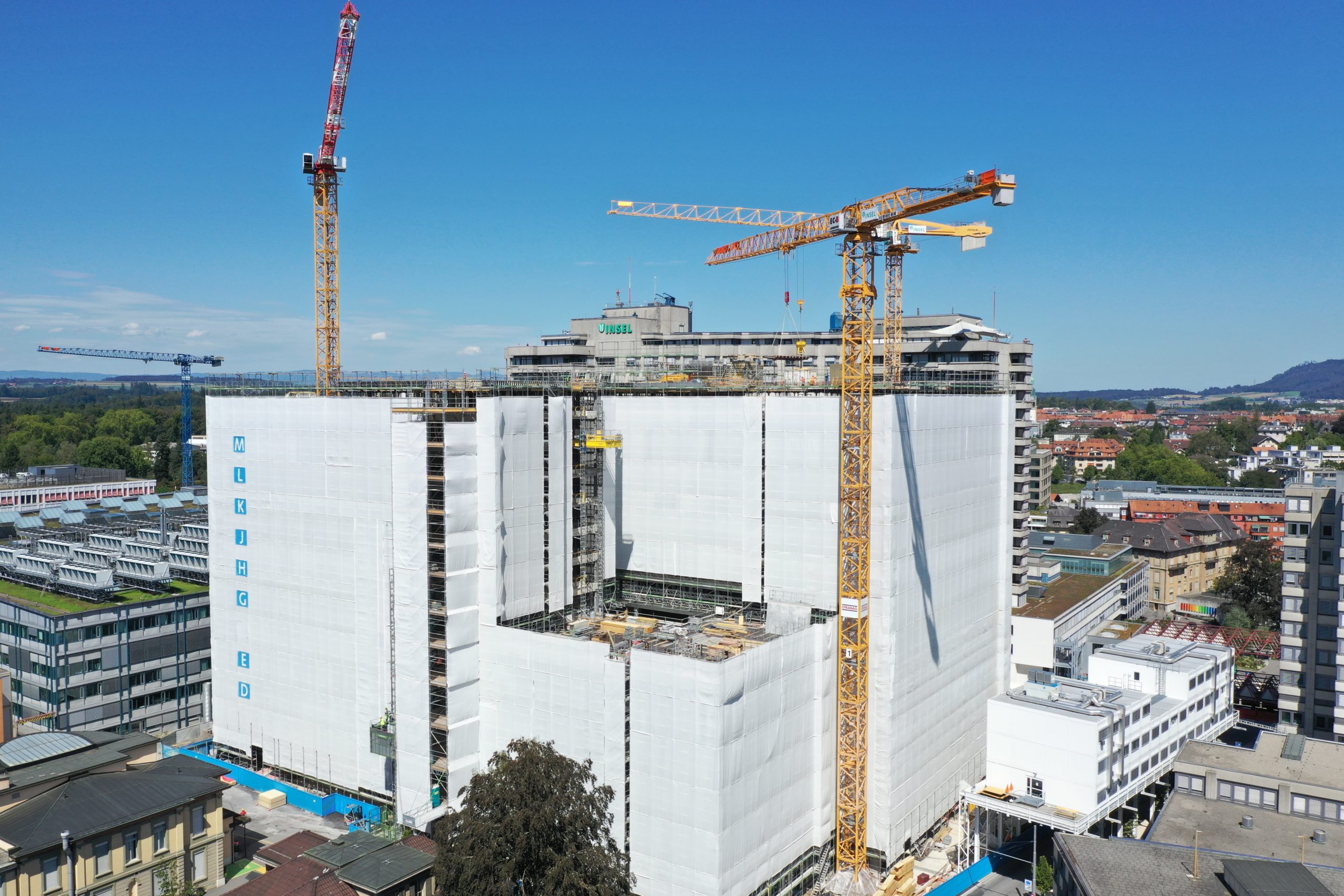 September 2020 - Stand Realisierung Baubereich 12 am Inselspital - Generalplanung Archipel